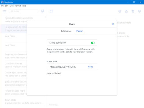 Simplenote, mejor y más fácil que Evernote para tomar notas en Android!