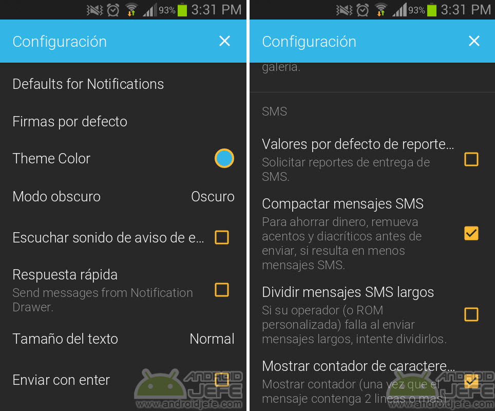 Textra SMS: Mejor aplicación de mensajes para celular? • Android Jefe