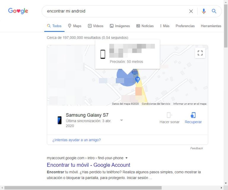 Encontrar mi dispositivo con Google, APP, online y Panel de tu cuenta!