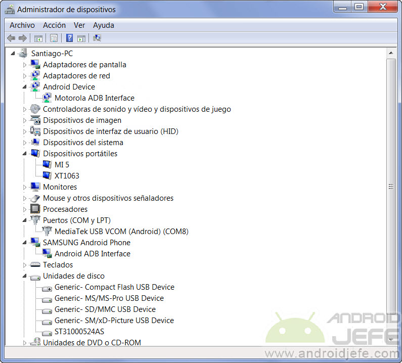 Cómo instalar drivers Android en PC Windows • Android Jefe