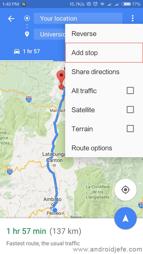 Cómo poner varias direcciones en Google MAPS • Android Jefe