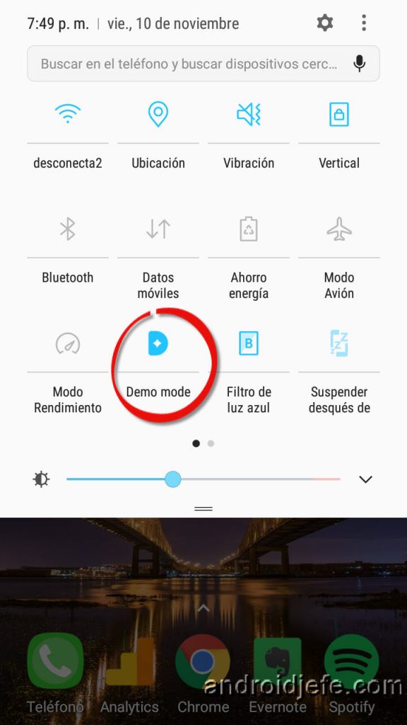 Qué es el modo demostración ("DEMO") en Android y cómo quitar o poner!