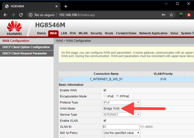 Configurar Huawei EchoLife en extensión y ampliar señal WiFi (repetidor)