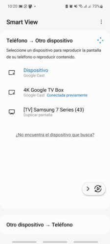 Activa Smartview para Android TV y Chromecast con este menú OCULTO